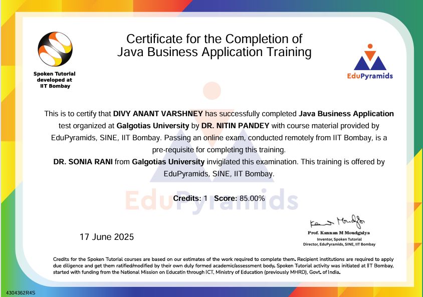 Divy Anant varshney - Full Stack Developer (MERN) | Java, React, Node ...